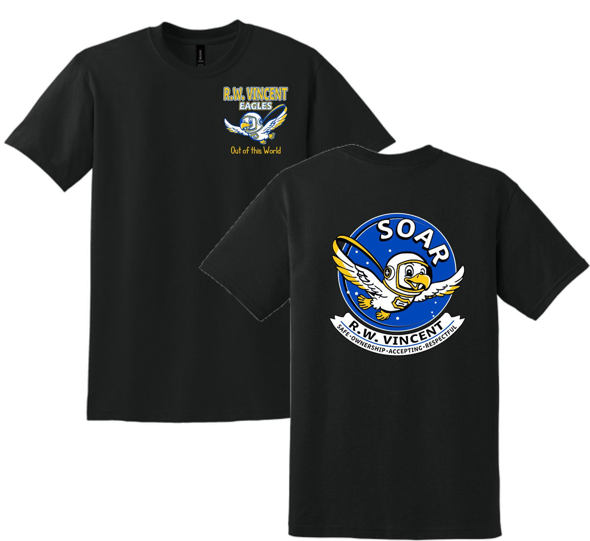 RW VINCENT SPIRIT SHIRTS 2025/2026 BLACK SHORT SLEEVE ***SECOND ORDER ...